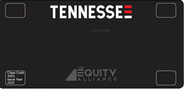 THE EQUITY ALLIANCE LICENSE PLATE – Vehicle Services County Clerk Guide