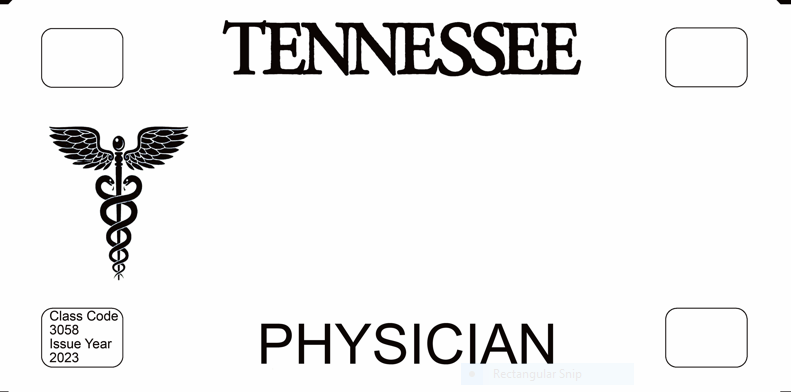 PHYSICIAN LICENSE PLATE – Vehicle Services County Clerk Guide