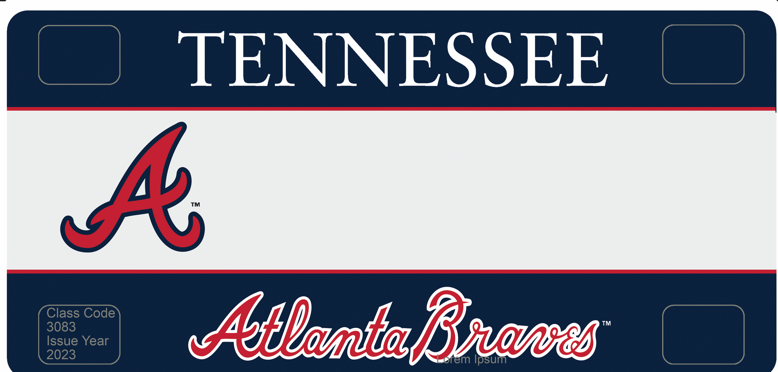 Atlanta Braves License Plate – Vehicle Services County Clerk Guide