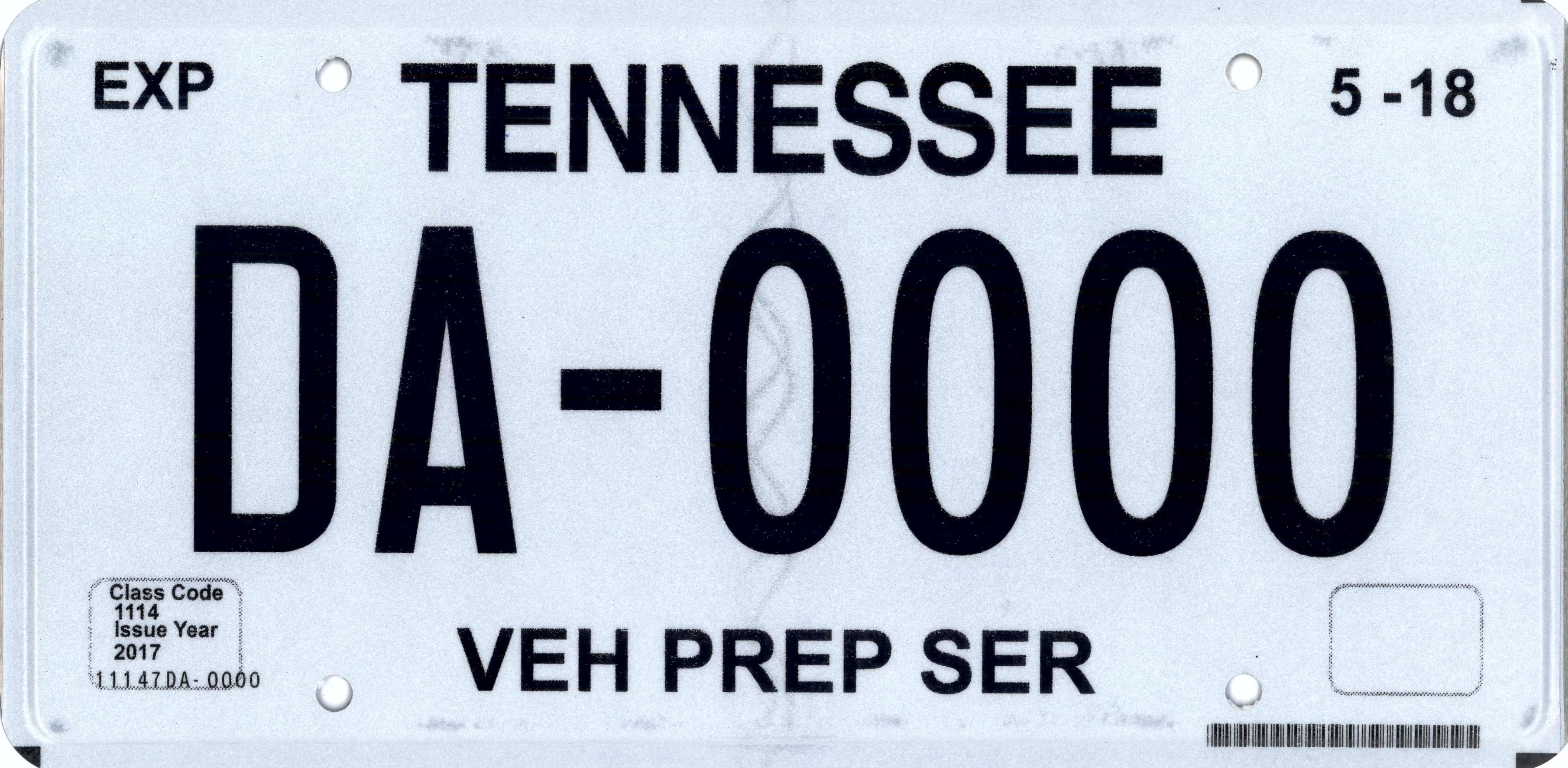 Dealer - Vehicle Prep/Auction "DA" Plate – County Clerks Guide