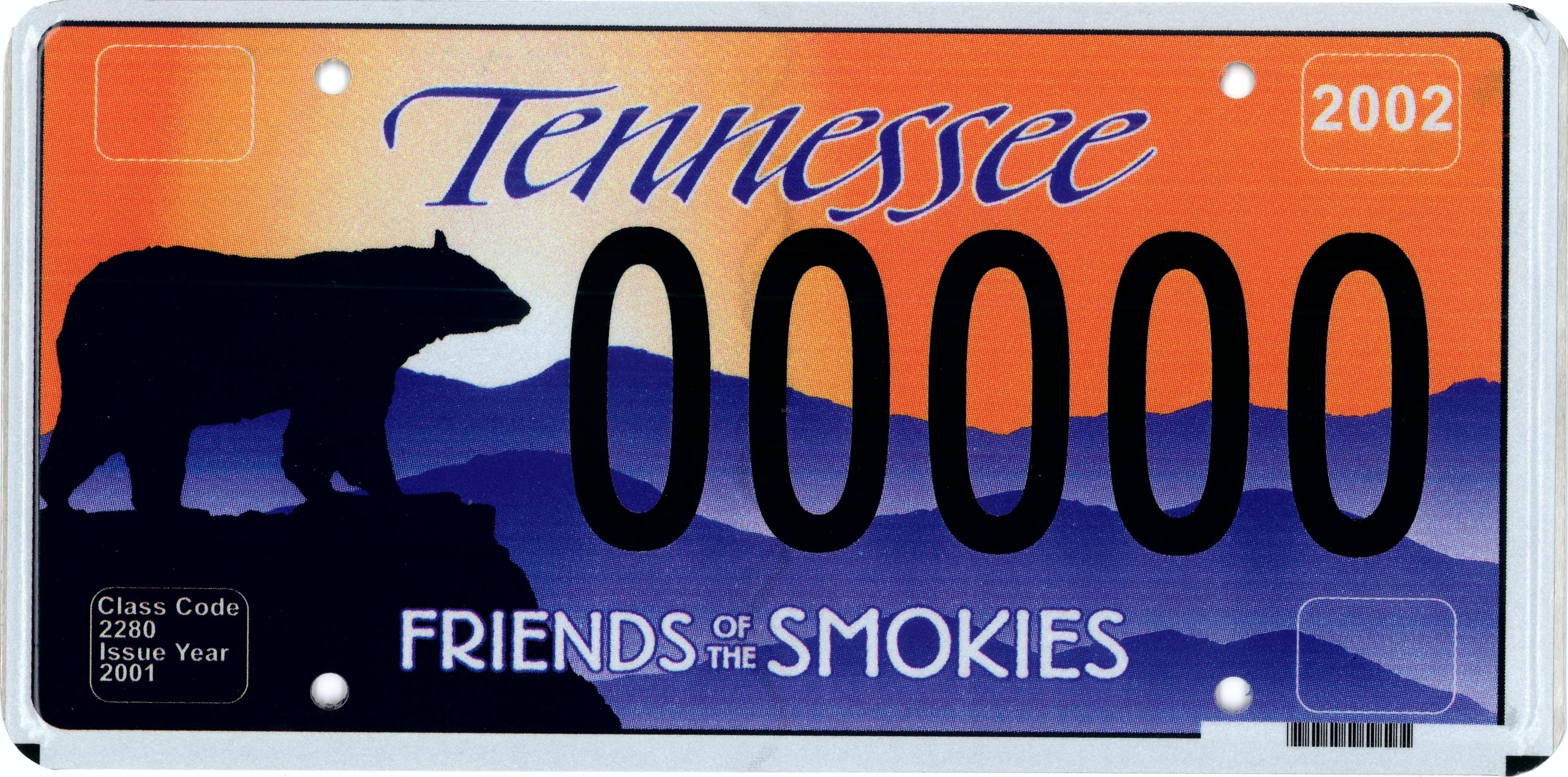 FRIENDS OF THE GREAT SMOKY MOUNTAINS (Smokies, Purple Mountains) Plate ...