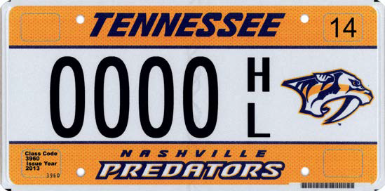 NASHVILLE PREDATORS - NEW SPECIALTY EARMARKED – Vehicle Services County ...