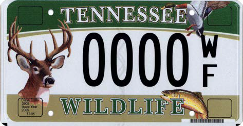 TENNESSEE WILDLIFE FEDERATION (DEER,BASS) - NEW SPECIALTY EARMARKED ...