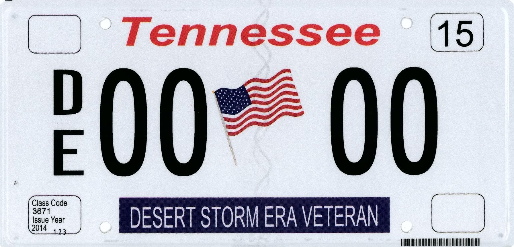 DESERT STORM ERA VETERAN PLATE – Vehicle Services County Clerk Guide