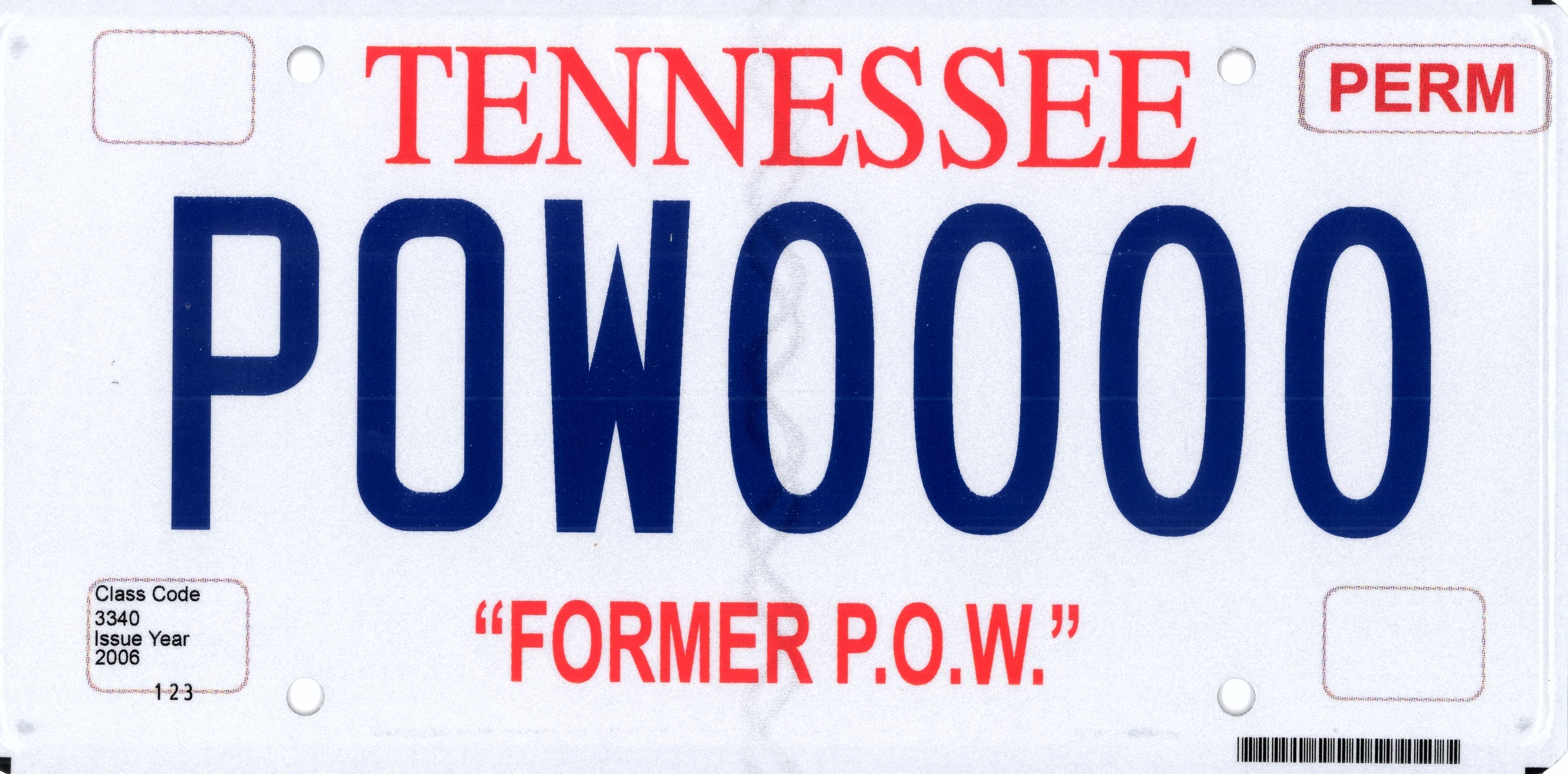 PRISONER OF WAR (POW) - MEMORIAL – Vehicle Services County Clerk Guide