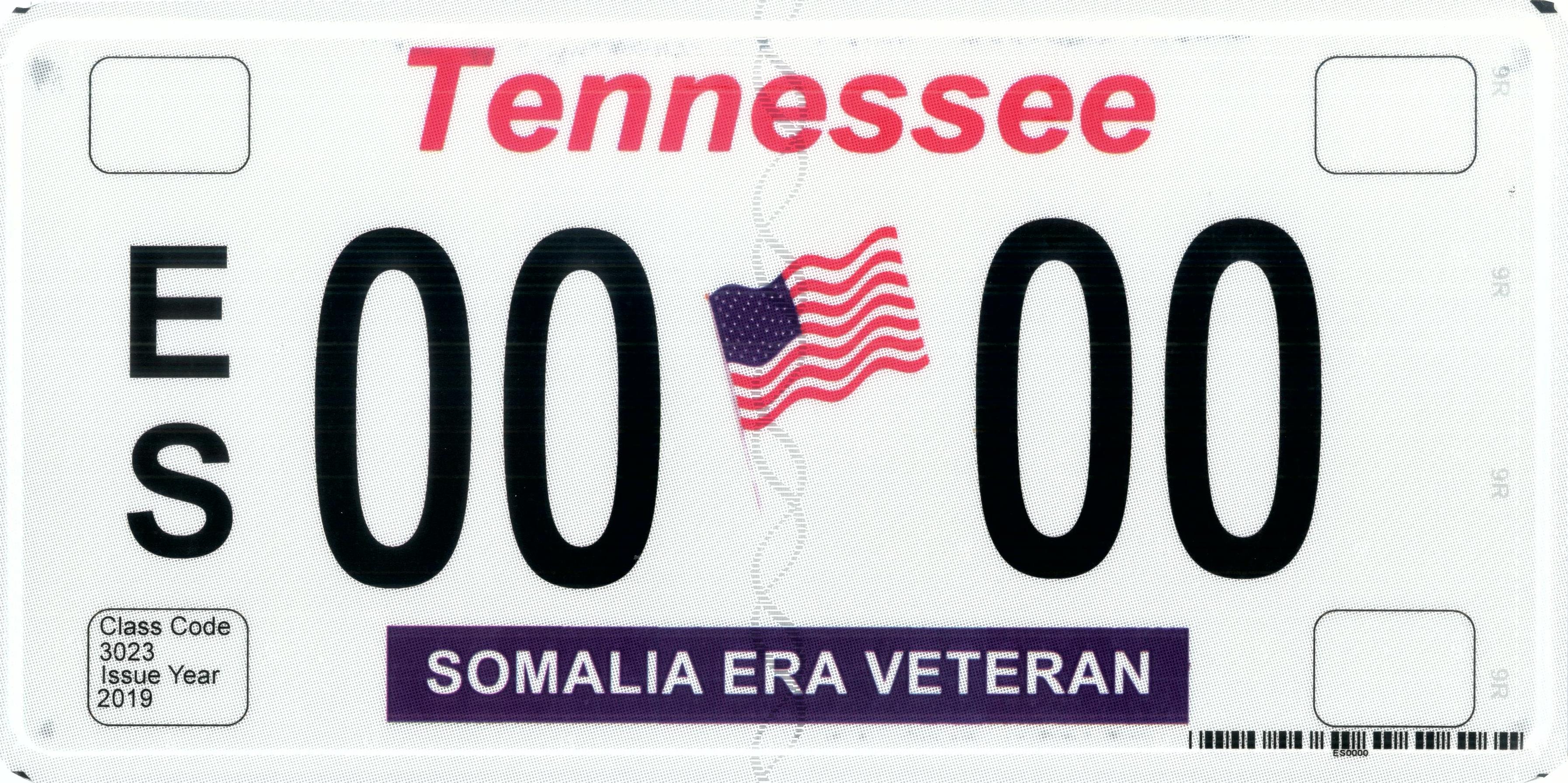 SOMALIA ERA VETERAN PLATE – Vehicle Services County Clerk Guide